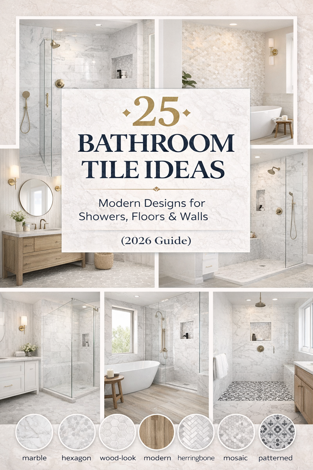 Bathroom Tile Ideas: 25 Modern Designs for Showers, Floors & Walls ...