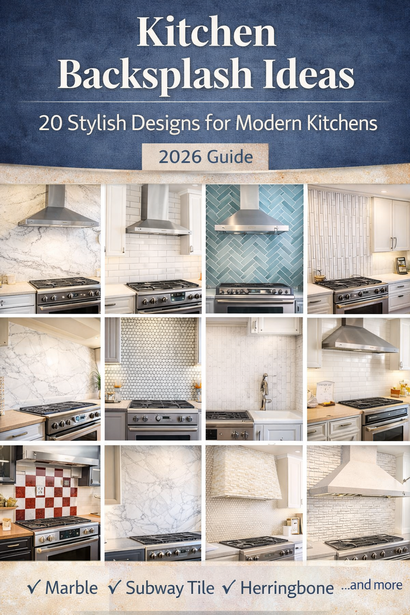 Kitchen Backsplash Ideas: 20 Stylish Designs for Modern Kitchens (2026 ...