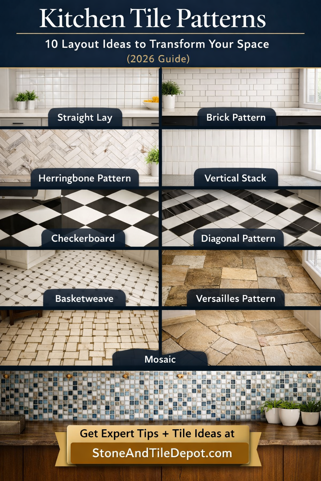 Kitchen Tile Patterns: 10 Layout Ideas to Transform Your Space (2026 ...