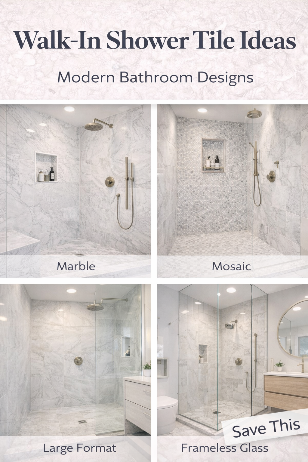 Walk-In Shower Tile Ideas: Modern Designs for Stylish Bathrooms (2026 ...