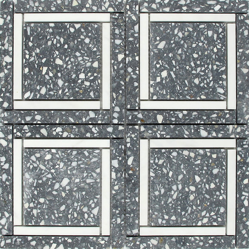 SAN MARCO Terrazzo, Dolomite Mix Mosaic Tile | stoneandtiledepot.com